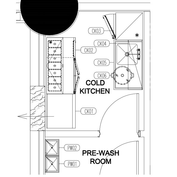Pizza Store Layout Plan Kitchen